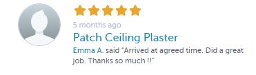 Patch Ceiling Plaster - VIC PAINTER